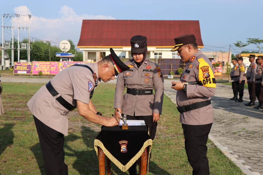 Kapolres AKBP Andi Yul Pimpin Upacara Sertijab Wakapolres dan Kasat Lantas