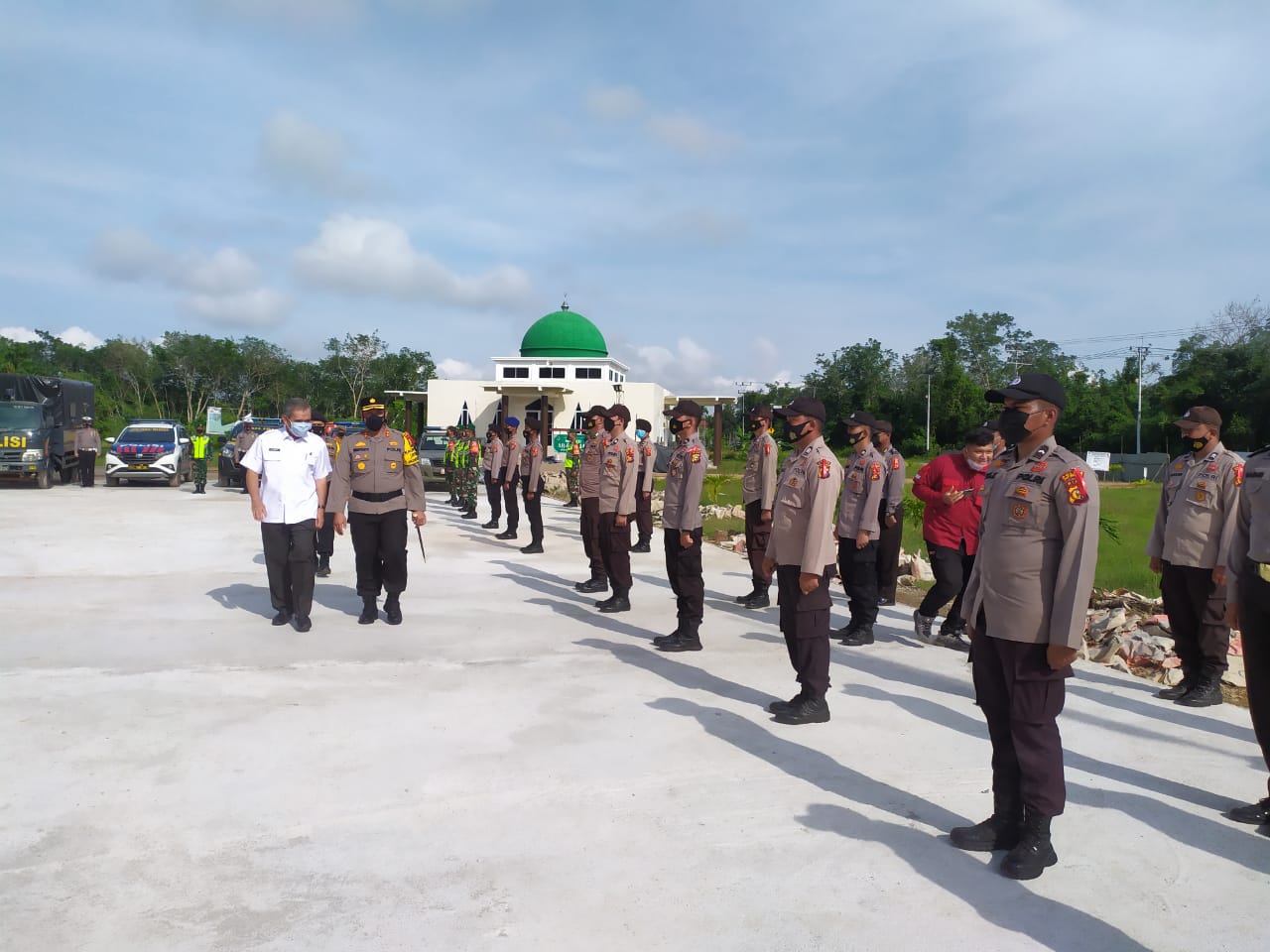 Kapolres Pimpin Apel Gelar Pasukan Operasi Ketupat Lancang Kuning 2021