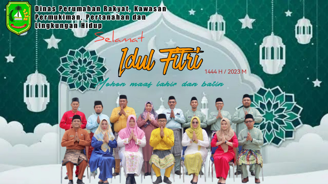 Iklan Ucapan Selamat Idul Fitri 1444 H Oleh Dinas Perkimtanlh Kabupaten Kepulauan Meranti