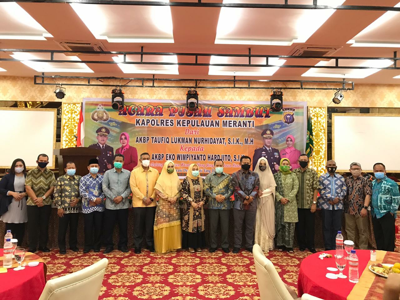 Polres Kepulauan Meranti Gelar Ramah Tamah dan Pisah Sambut Kapolres