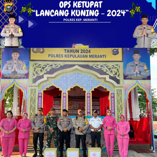 Kapolres Bersama Ketua Bhayangkari Meranti Kunjungi Pos Pam dan Berbagi Bingkisan Tali Asih